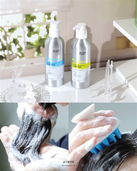 탈모샴푸 추천 고밀도탄산거품 시원한 블랙포레 탄산샴푸 두피브러쉬 네이버 블로그