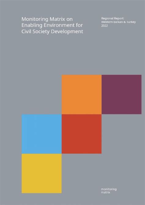 Monitoring Matrix on Enabling Environment for Civil Society Development – Regional Report ...