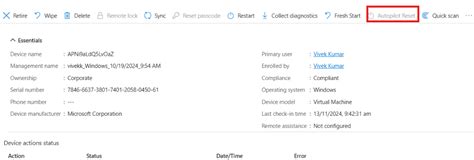 Suggest A Powershell Script To Reset Windows With Keep My Files Option Using Microsoft Graph