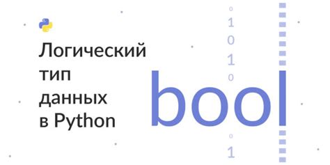 bool — логический тип данных в python