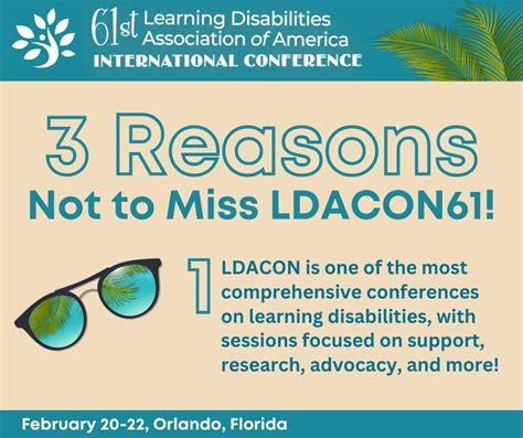 Need More Reasons To Join Us At Ldacon61 Dont Miss Out On One Of The Most Comprehensive