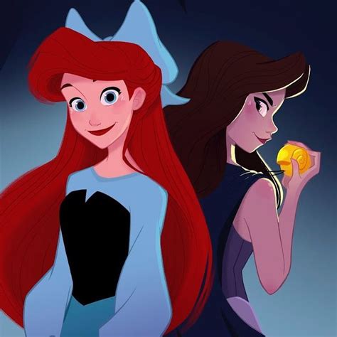 Pernille Ørum On Instagram “my Ariel And Vanessa Drawing From Earlier