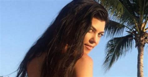 Kourtney Kardashian Slammed For Belfie Photoshop Fail — But Can You Spot It Daily Star