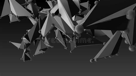 Big Data Abstract Background Plexus Effect Stock Video Video Of