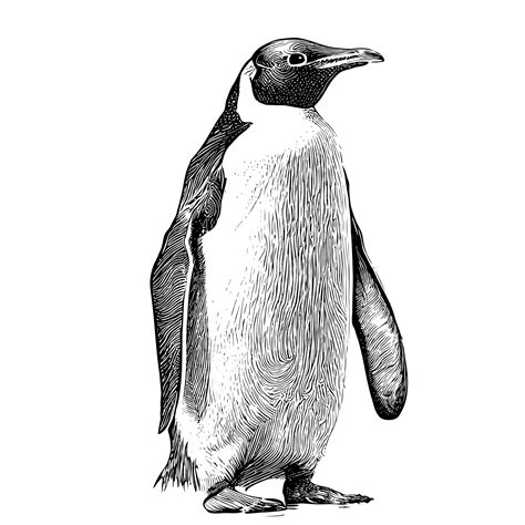Penguin Pencil Sketch