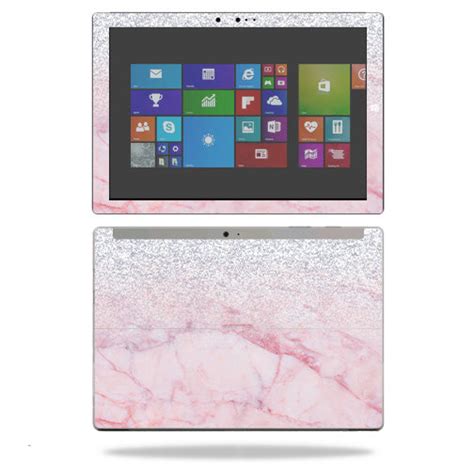 Girly Marble Dazzle Skin For Microsoft Surface 3 10 8 — Mightyskins