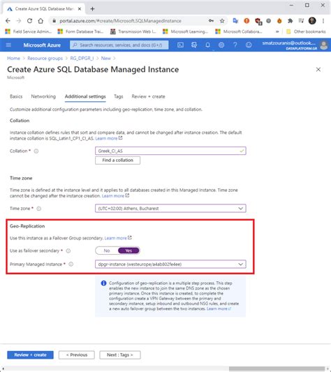 How Do We Create A Failover Group In Azure Managed Instance