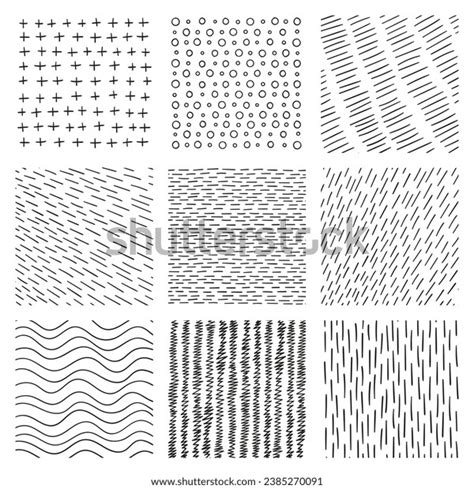 Lines Set Different Styles Positions Plus Stock Vector Royalty Free Shutterstock