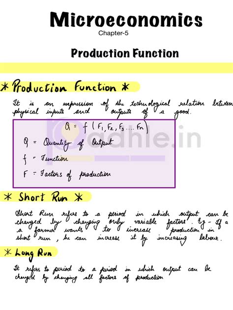 Ashutosh 42 Pdf Production Function Economics