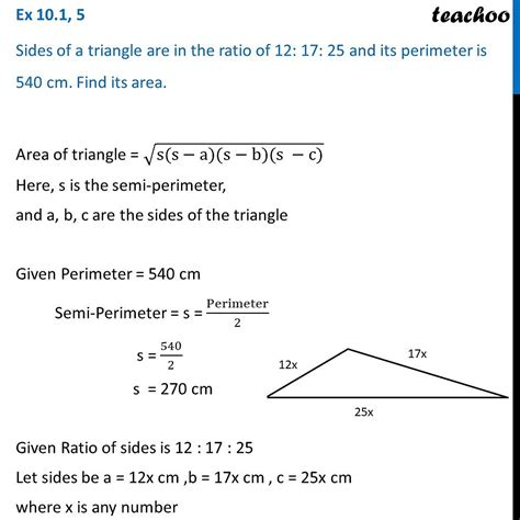 Ex Sides Of A Triangle Are In Ratio