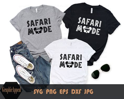 Safari Mode With Sunglasses Svg Safari Mode Mouse Svg Etsy