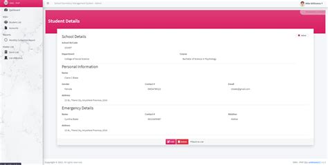 school dormitory management system in php oop free source code