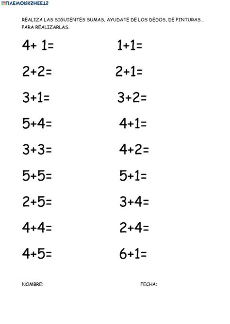 MatemÁticas 1 Interactive Worksheet Live Worksheets