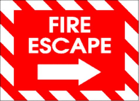 Download Sign Fire Escape Royalty Free Vector Graphic Pixabay