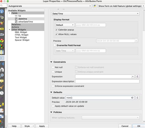 Geopackage Qgis Cant Create Layers With Datetime With Utc Data
