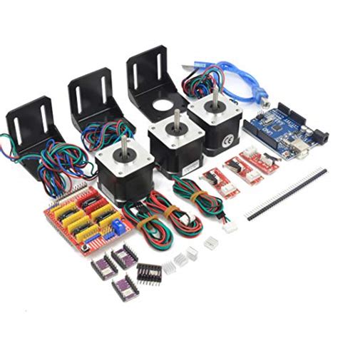 Rattmmotor 3d Printer Cnc Controller Kit Compatible With Arduino Ide Nema17 Stepper Motor Uno