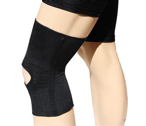 Alpha Medical Open Patella Compression Support Knee Brace Sleeve With