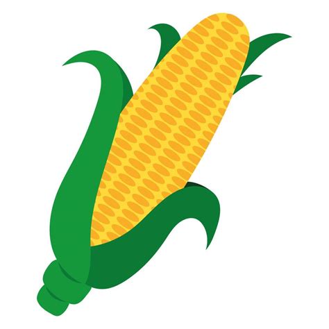 Ripe Yellow Corn Doodle Icon 13122536 Vector Art At Vecteezy
