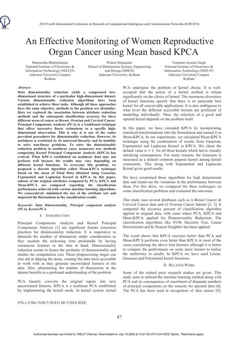 pdf an effective monitoring of women reproductive organ cancer using