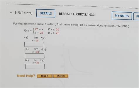 Solved For The Piecewise Linear Function Find The Chegg