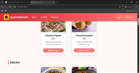 Best Online Food Order System Using Python