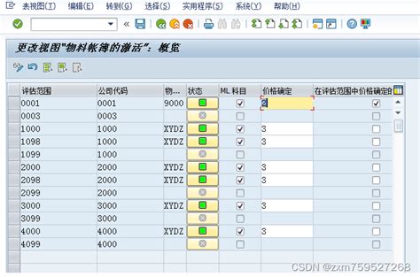 Sap激活物料分类帐及相关配置 Sap激活物料分类账 Csdn博客