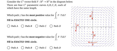 solved consider the c1 vector field f r2 r2 in the diagram