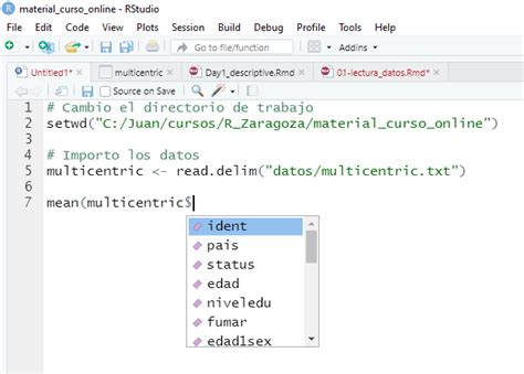 Manejo De Datos Curso De R