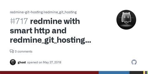 Redmine With Smart And Redminegithosting Does Not Allow Pushing