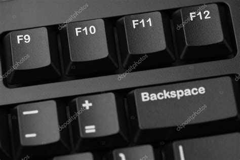 Function Keys Of Black Computer Keyboard Stock Photo By Professor25 63991425