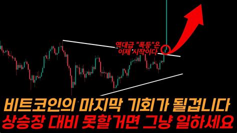 비트코인 이걸 몰라서 돈 못법니다 상승장 대비 못하실거면 당장 일나가세요 Youtube