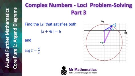 Problem Solving With Loci In The Complex Plane Mr