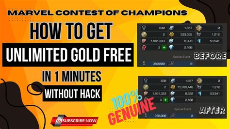 Unlimited Gold Free In 1 Minutes 100 Genuine Mcoc Ver 44 0 1 Mod Link ⤋ Marvel Mcocmods