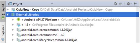dependency management list all the dependencies used in the android