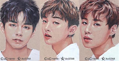 광주북구 애니스타 만화학원 광주 Candc미술학원 선생님이 직접 그린 연예인 인물화 요즘 대세 아이돌