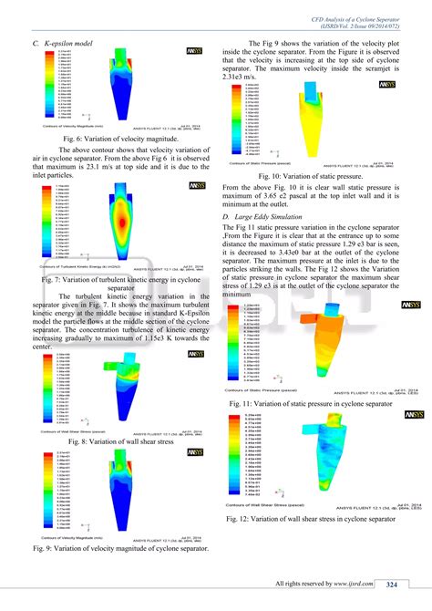 Cfd Analysis Of A Cyclone Seperator Pdf Chemistry Science