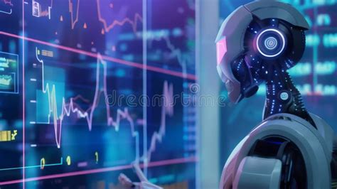 Analyzing Data Trends On A Laptop In A Modern Office Setting Stock