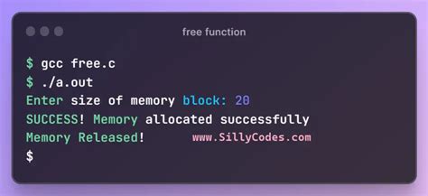 Dynamic Memory Allocation In C Programming Language