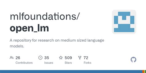 github mlfoundations open lm a repository for research on medium