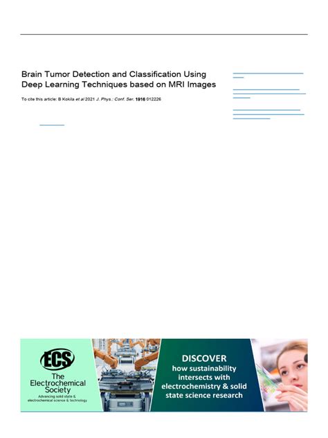 brain tumor detection and classification using pdf brain tumor