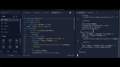 Text User Interface In C Tui Youtube