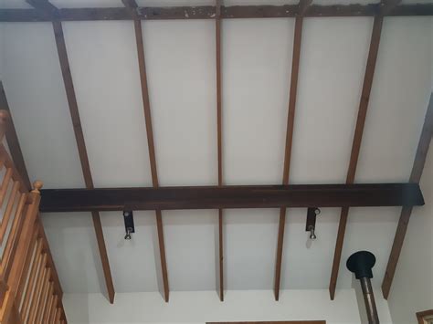 How To Stain Cathedral Ceiling Beams Bunnings Workshop Community