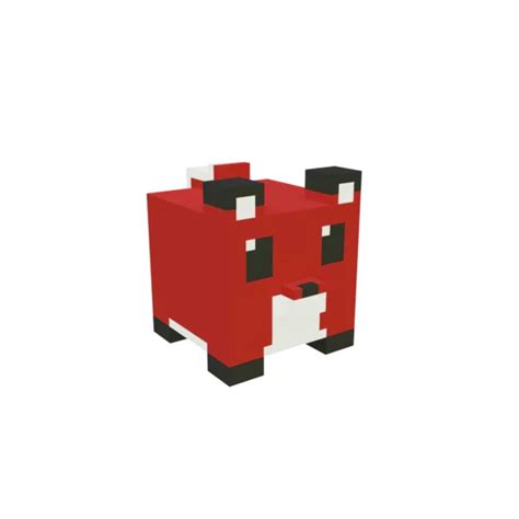 Kritrim Vault Fox Voxel Art