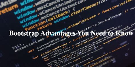Advantages Of Bootstrap You Need To Know For Website Success DEV