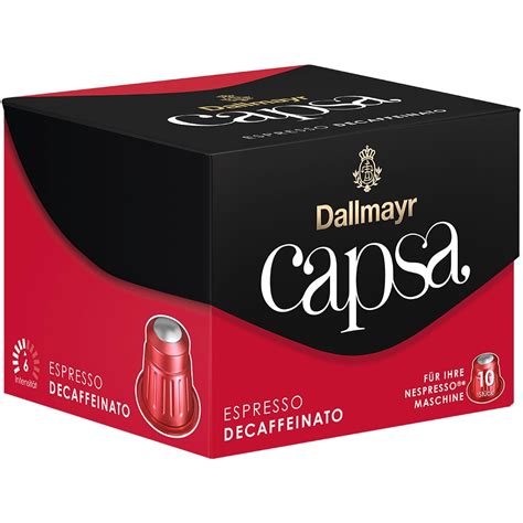 Кафе капсули Dallmayr Capsa Espresso Decaffeinato съвместими с 10