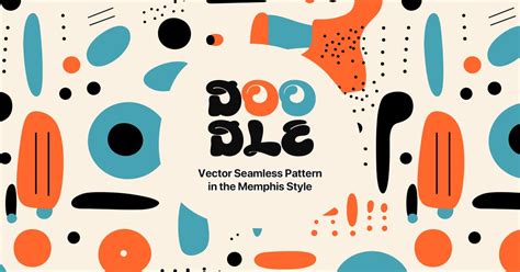 Abstract Doodle Shapes Seamless Pattern Backgrounds Patterns Ft Abstract And Geometric Envato