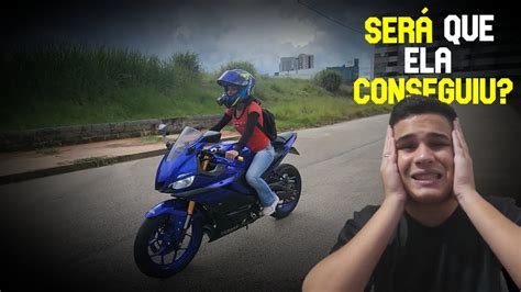 Ensinando Minha Namorada Andar De Moto Youtube
