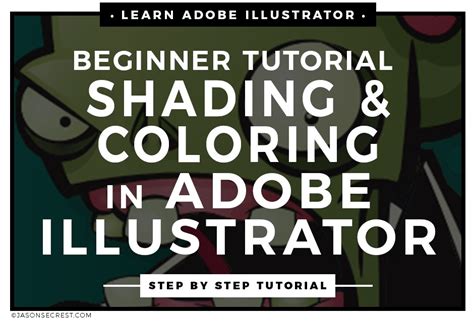 Beginner Adobe Illustrator Tutorial Coloring Shading Jason Secrest