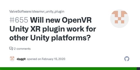 will new openvr unity xr plugin work for other unity platforms · issue
