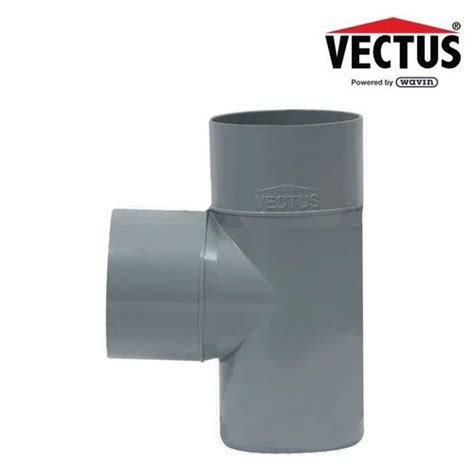 4 X 2 12 Inch Pvc Wavin Vectus Swr Self Fit Reducing Tee For Sewage
